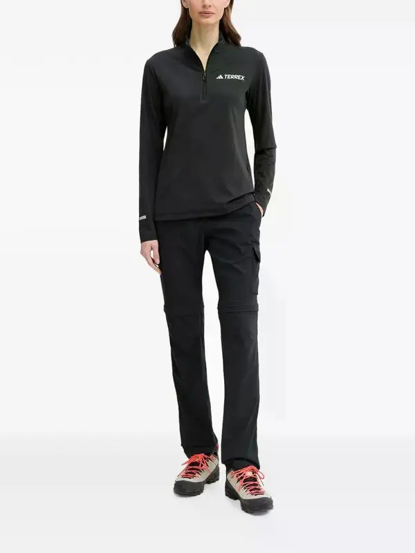 Adidas Half-zip Sweatshirt With Logo Detail