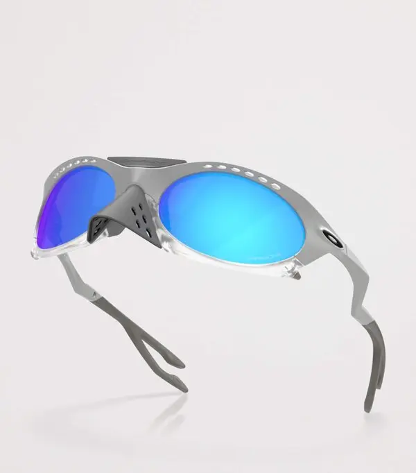 Oakley Plantaris Oval Sunglasses - Silver