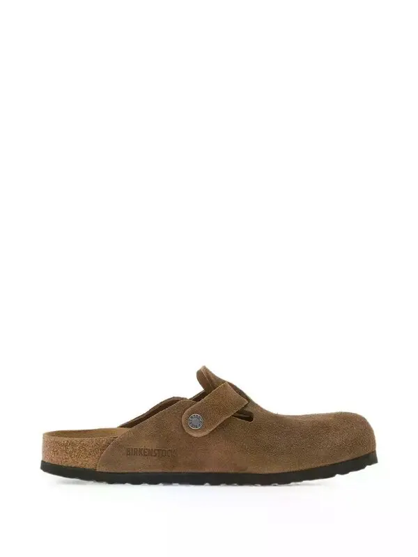 BIRKENSTOCK Boston Buckle Mules - Brown
