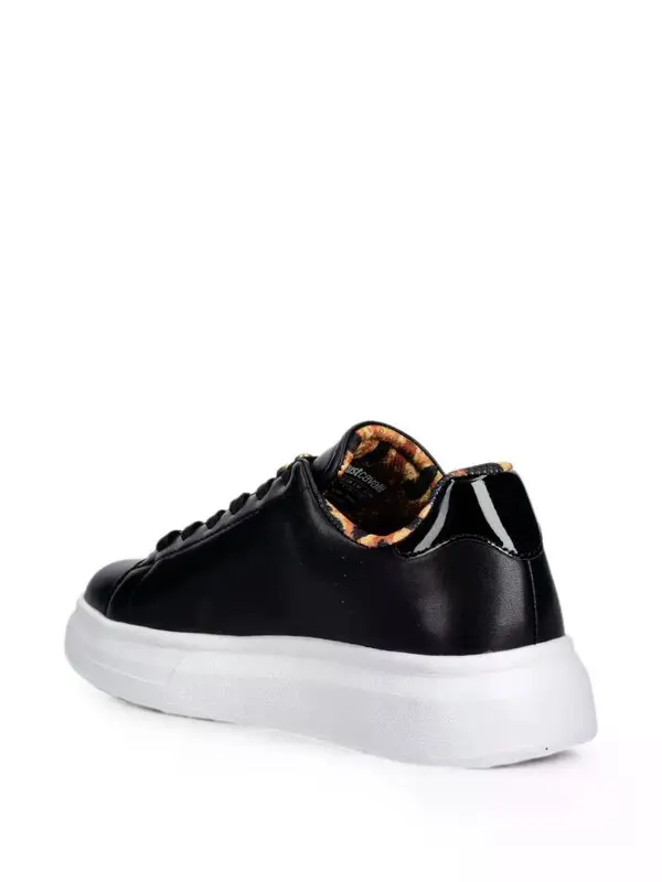 Just Cavalli Logo Detail Animal Print Sneakers