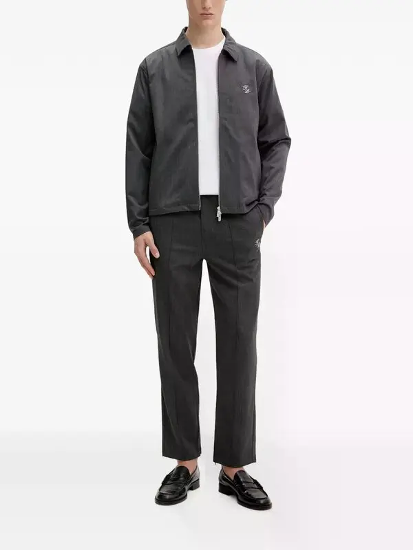 Filling Pieces Zip Embroidered Jacket