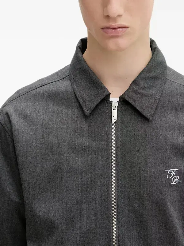 Filling Pieces Zip Embroidered Jacket