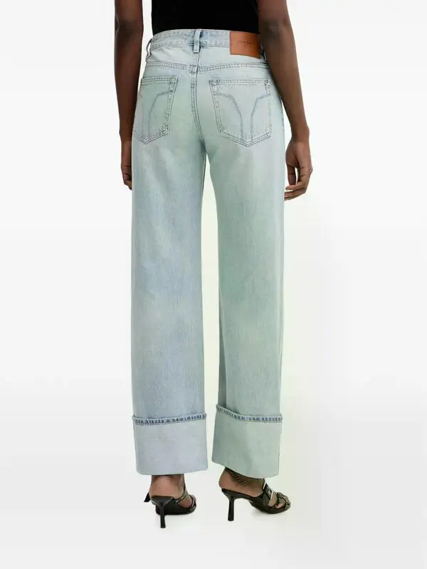 Miss Sixty Cuffed Denim Jeans - Blue