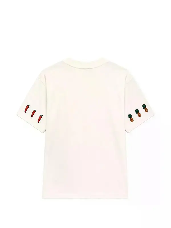 Farm Rio Graphic Print T-shirt - Neutrals
