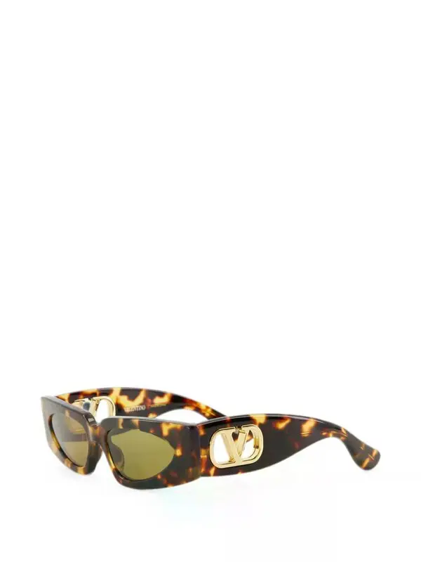 Valentino Garavani Vlogo Signature Rectangle Sunglasses