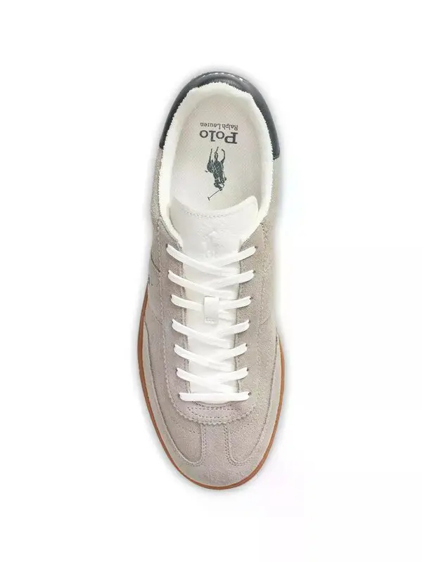 Polo Ralph Lauren Bedford Suede Lace-up Sneakers - Neutrals