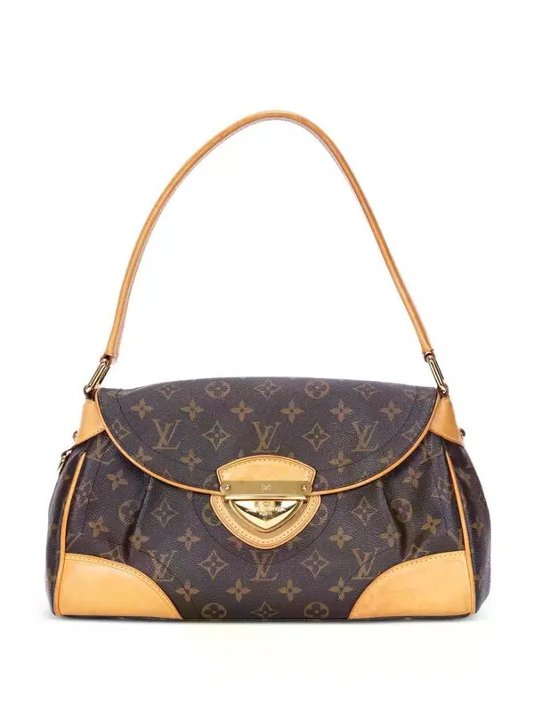LOUIS VUITTON Beverly Mm Monogram Shoulder Bag - Brown