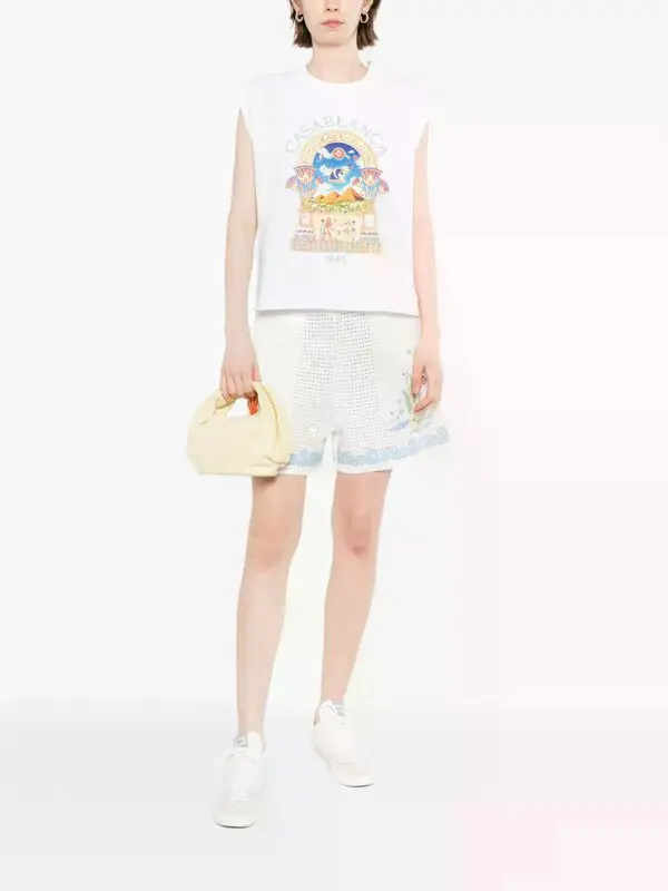 Casablanca Egyptian Arch Sleeveless T-shirt