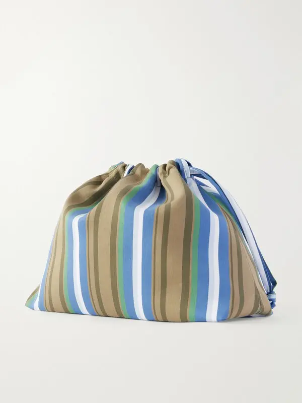 THE FRANKIE SHOP Morgan Striped Cotton Pouch - Multi
