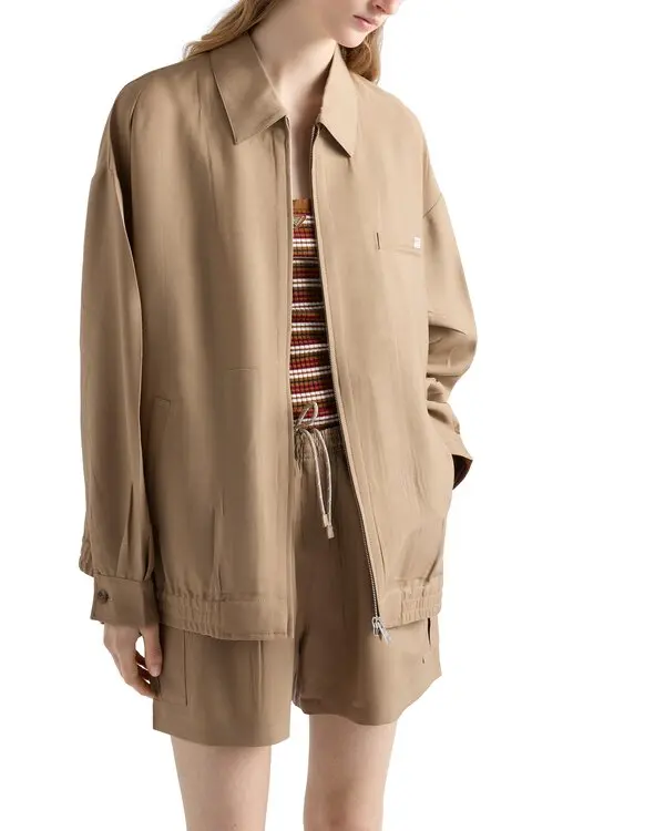 Prada Mohair Wool Blouson Jacket