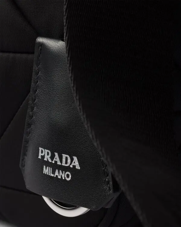 Prada Quilted Re-nylon Shoulder Bag - Black
