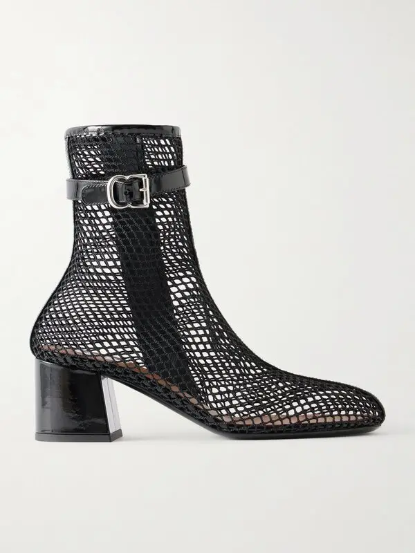 Alaïa Fishnet 55 Ankle Boots