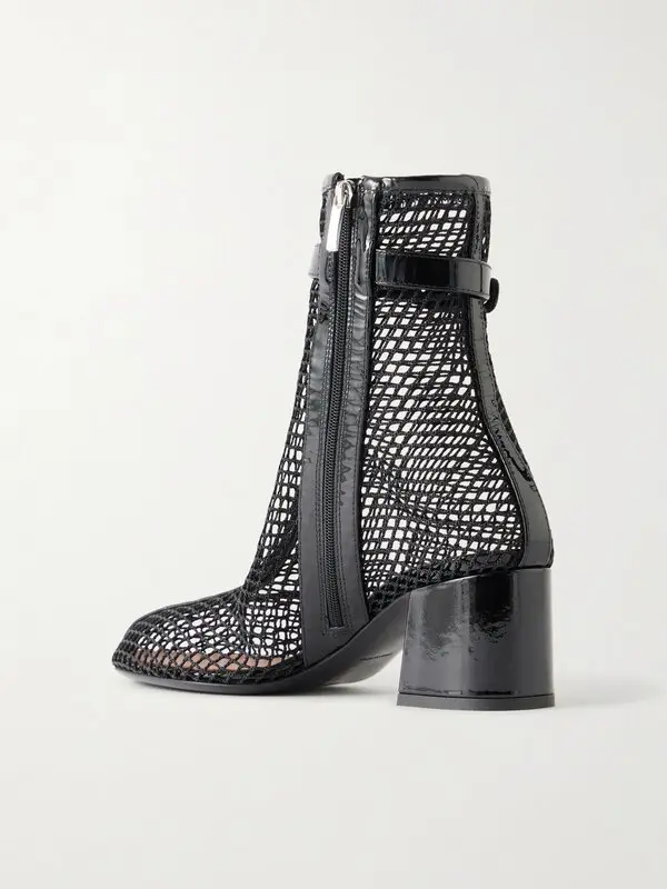 Alaïa Fishnet 55 Ankle Boots