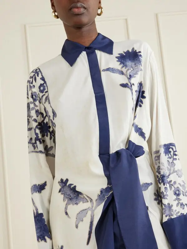 SIR. Phillipa Printed Georgette Shirt