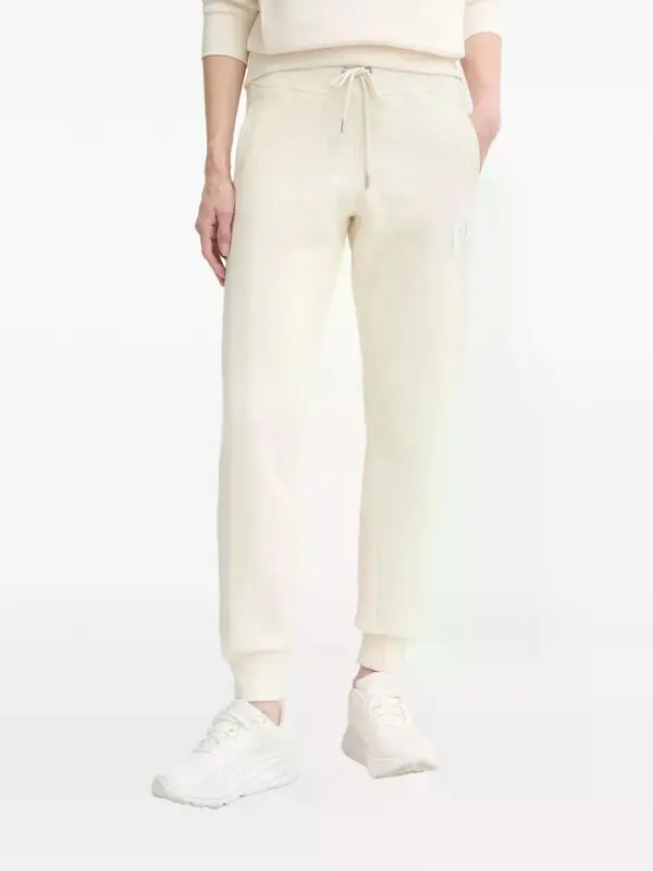 Dkny Logo Patch Track Pants - Neutrals