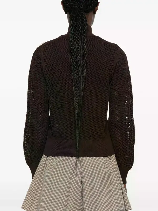 Adidas Mock Neck Zip-up Cardigan