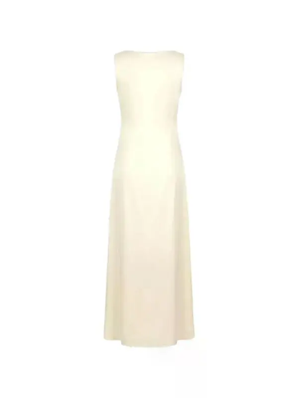 RÓHE Satin Maxi Dress With Scoop Neck