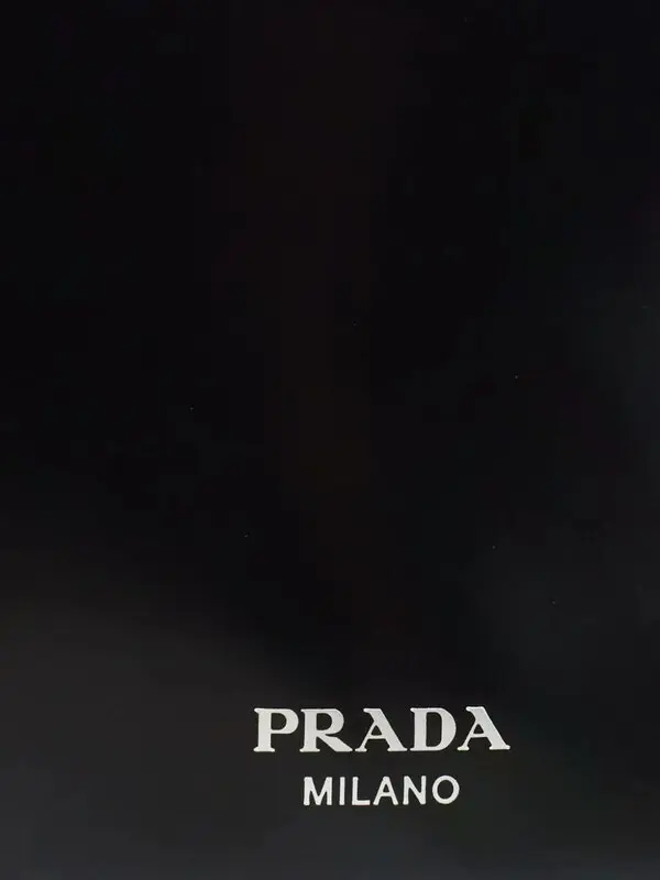 Prada Brushed Leather Flap Crossbody Bag