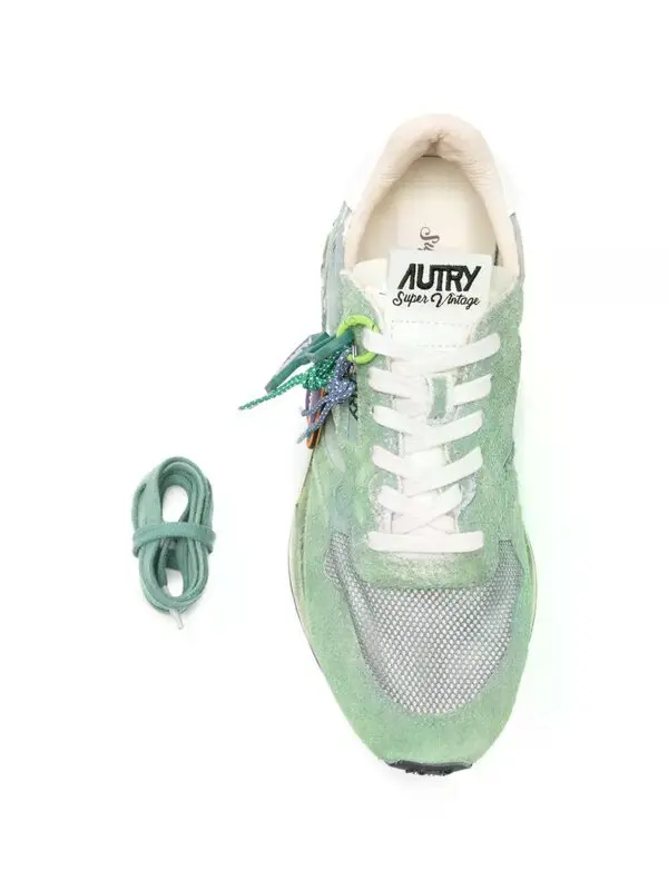 AUTRY Reelwind Super Vintage Charm-embellishment Sneakers - Green