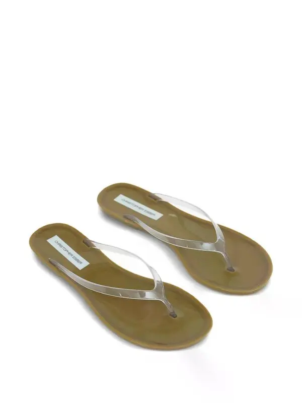 Christopher Esber Flip Flops - Green