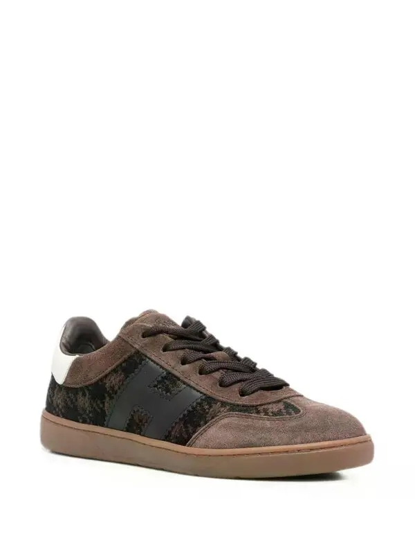 Hogan Houndstooth-pattern Sneakers