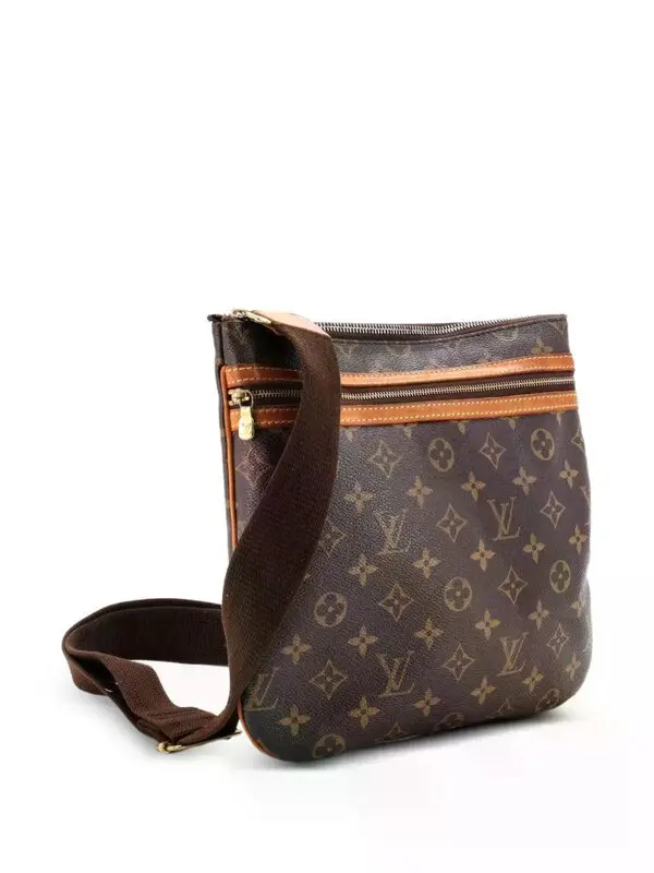 LOUIS VUITTON Monogram Canvas Crossbody Bag - Brown