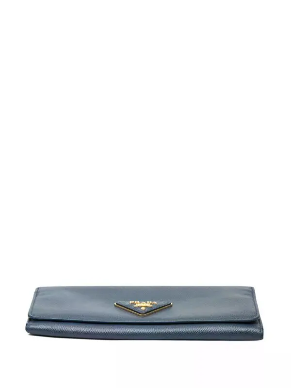 Prada 2013-2026 Saffiano Lux Continental Wallet Long Wallets