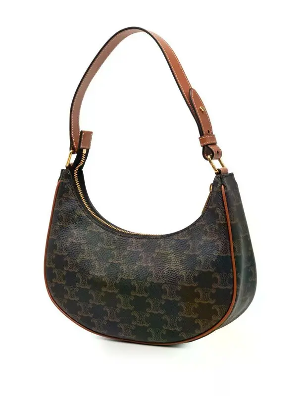 Celine Triomphe Coated Canvas Ava Shoulder Bag
