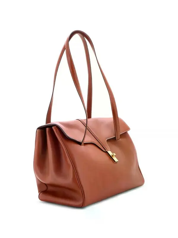 Celine Soft 16 Shoulder Bag In Smooth Calfskin - Brown