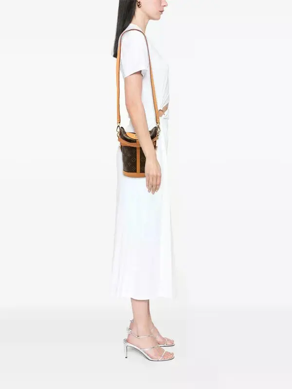 LOUIS VUITTON Monogram Canvas Duffle Bucket Bag - Brown