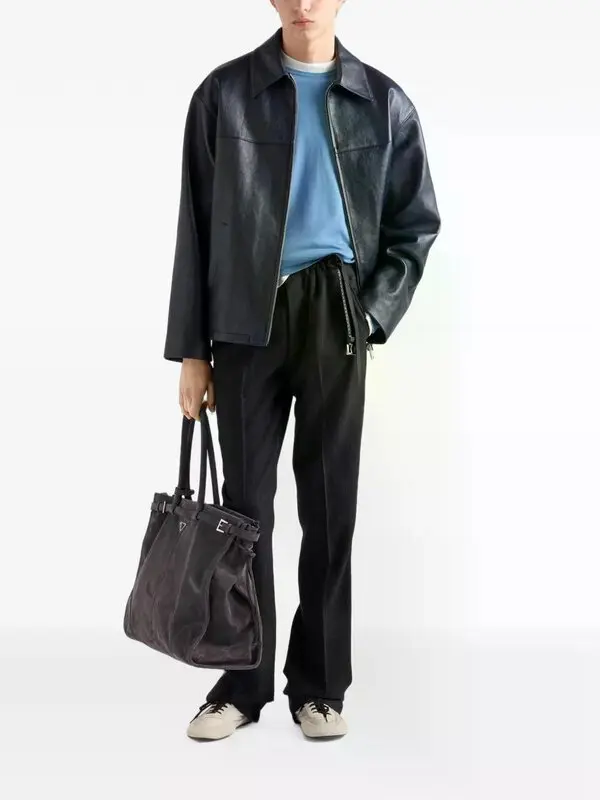 Prada Superfine Wool Crew Neck Sweater
