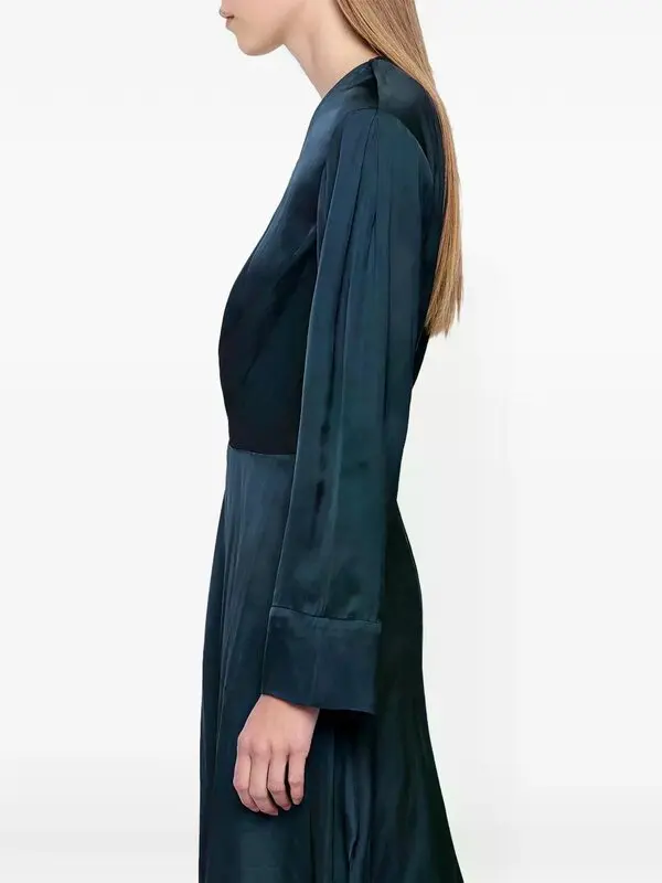 Zadig&Voltaire Remoir Satin Wrap Dress