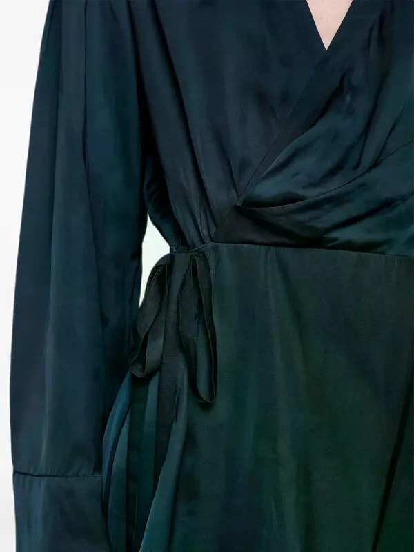 Zadig&Voltaire Remoir Satin Wrap Dress