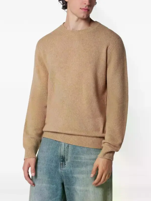 ROBERTO COLLINA Fine-knit Crew-neck Sweater