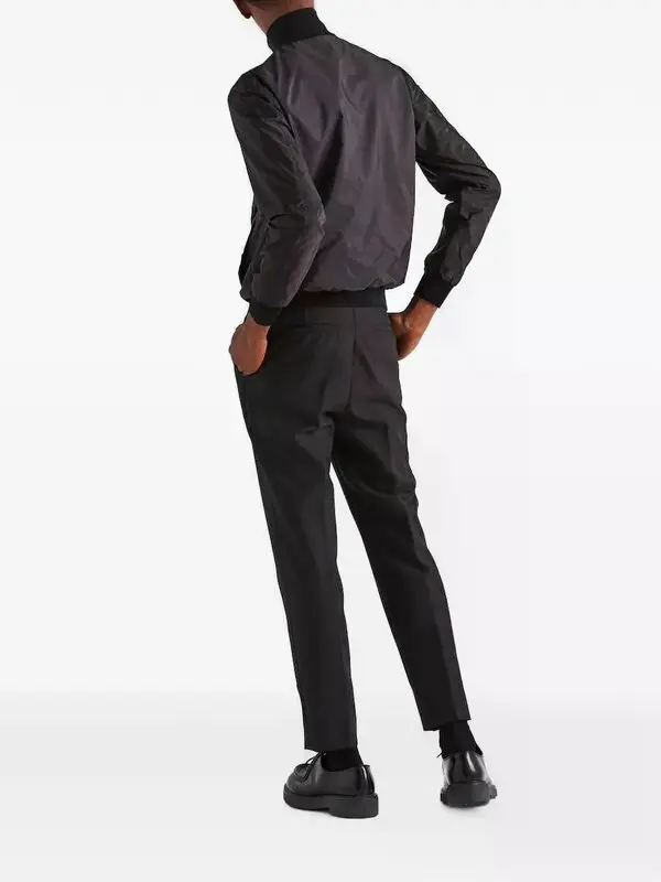 Prada Re-nylon Reversible High Neck Cardigan