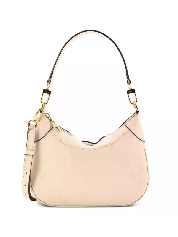 LOUIS VUITTON Bagatelle Nm Monogram Empreinte Giant Shoulder Bag - Neutrals