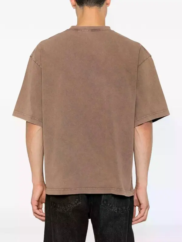 Axel Arigato Paris Washed Sky Cotton T-shirt - Brown