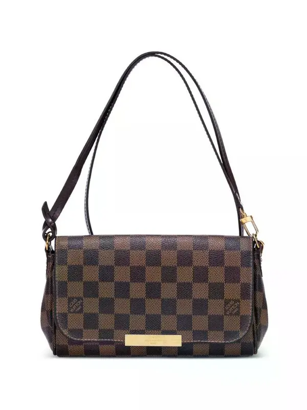 LOUIS VUITTON Favorite Pm Damier Ebene Shoulder Bag - Brown