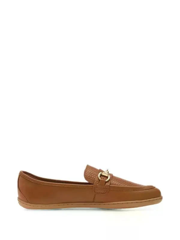 Be Lenka Divella Woven-panel Horsebit Loafers - Brown