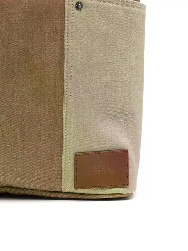 A.p.c. Jardin Logo Patch Tote Bag