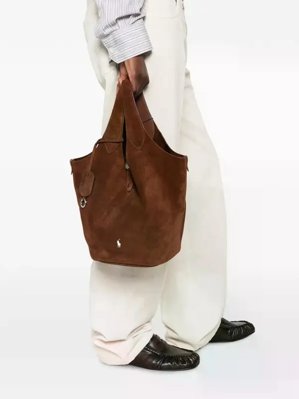 Polo Ralph Lauren Play Suede Tote Bag - Brown