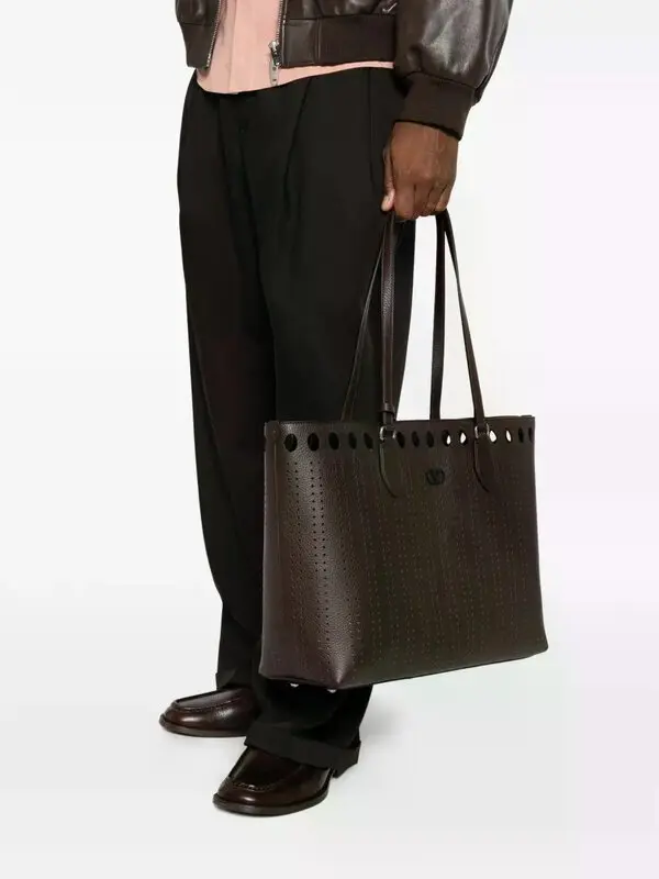 Valentino Garavani Medium Dottie Perforated Shoulder Bag
