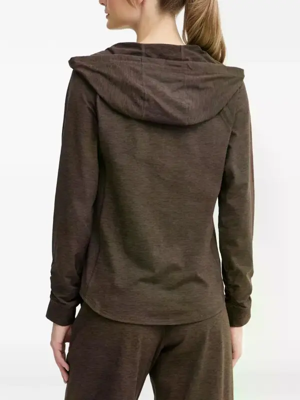 Dkny Zip-up Drawstring Hoodie