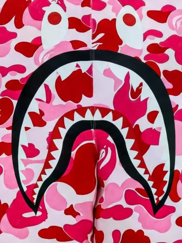 A BATHING APE Camouflage Shark Shorts