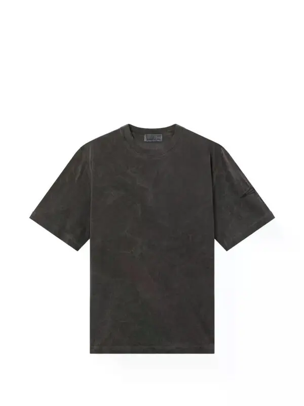 Stone Island Faded-effect Logo-patch T-shirt
