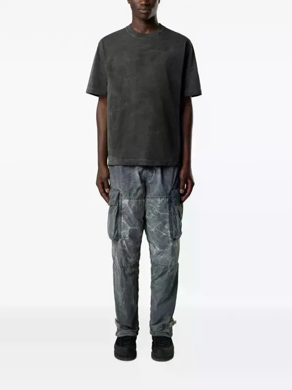Stone Island Faded-effect Logo-patch T-shirt