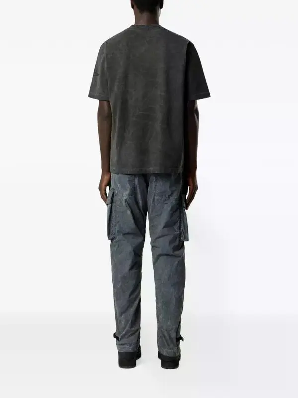 Stone Island Faded-effect Logo-patch T-shirt