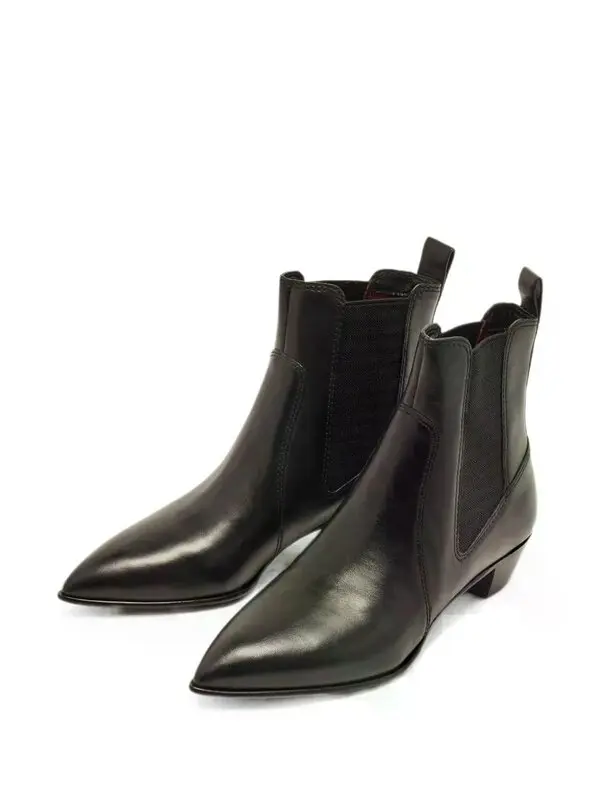 Marc Jacobs Pointed-toe Leather Ankle Boots