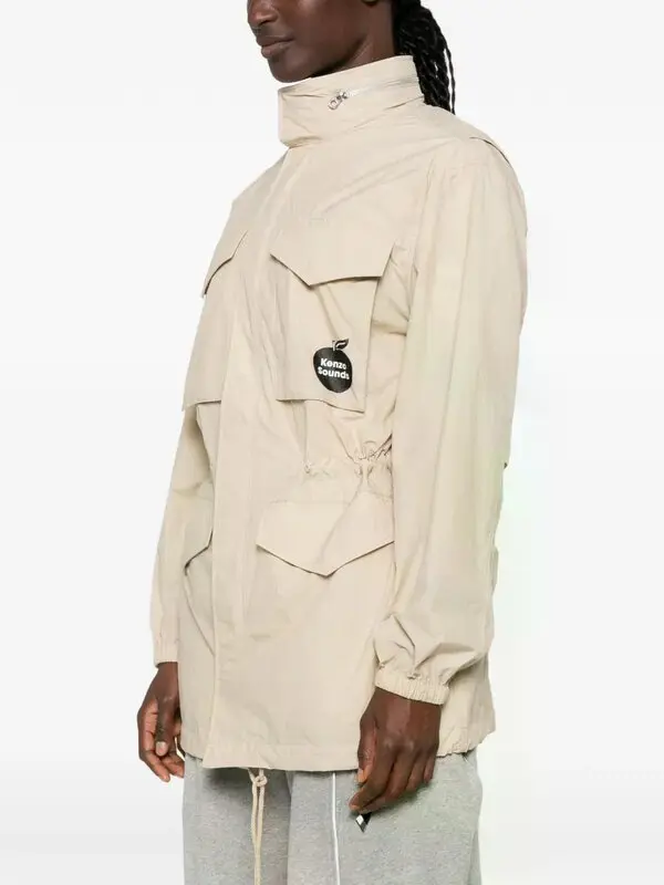 Kenzo Logo-print Parka Coat
