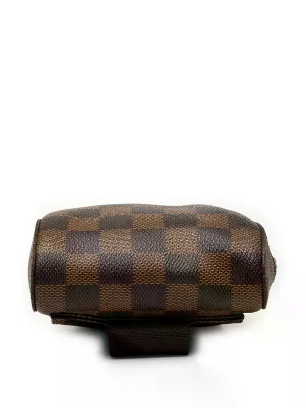 LOUIS VUITTON Damier Ebene Geronimos Crossbody Bag - Brown